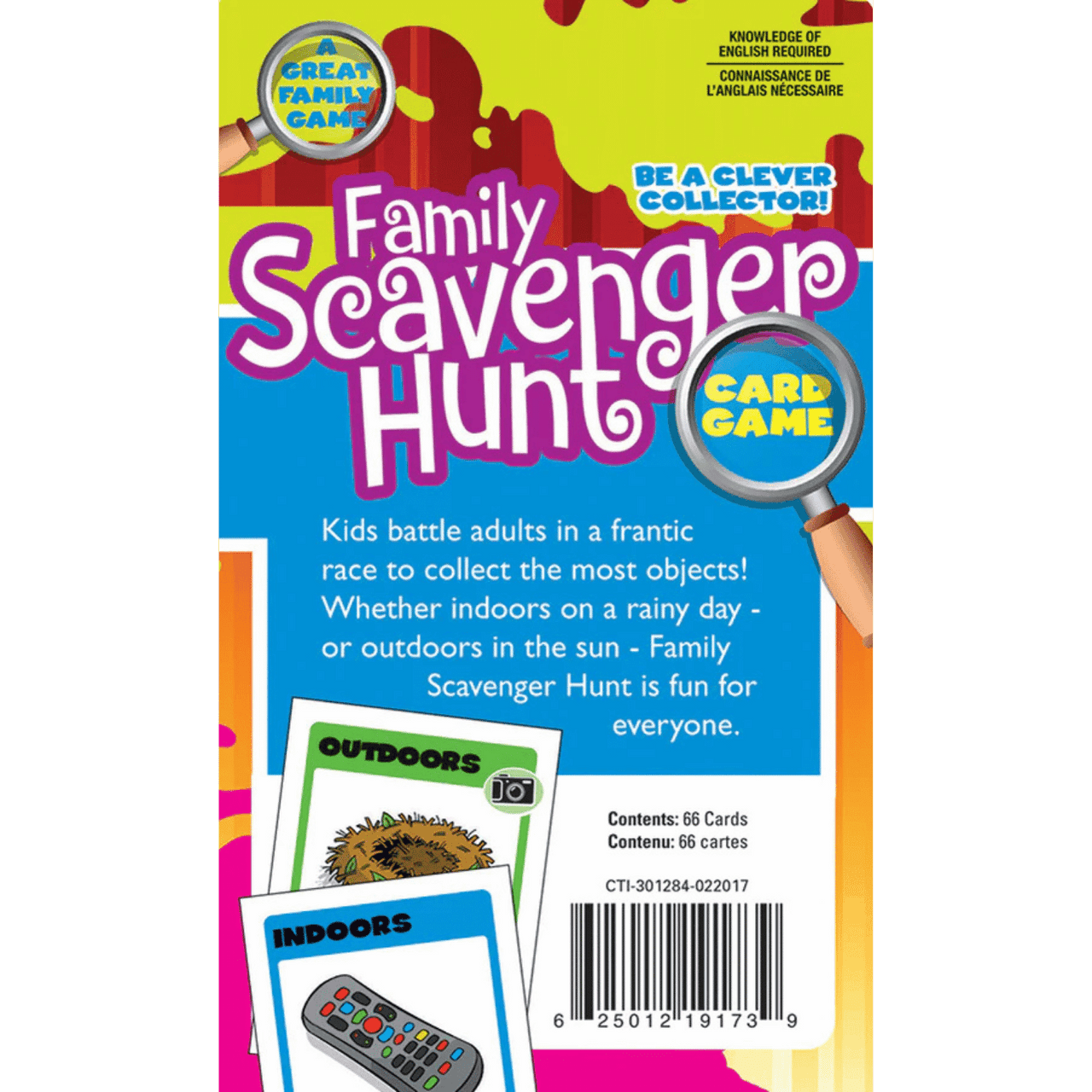 Family Scavenger Hunt Card Game - Game Nerdz