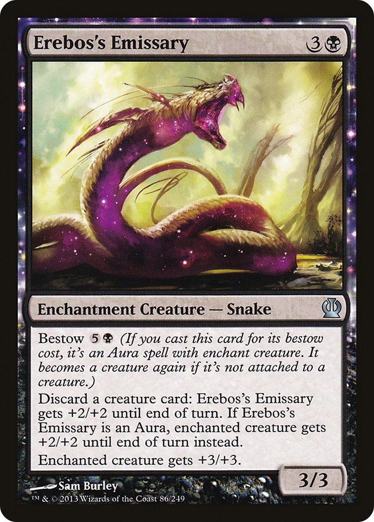 Erebos's Emissary (THS-086) - Theros: (enchantment) - Game Nerdz