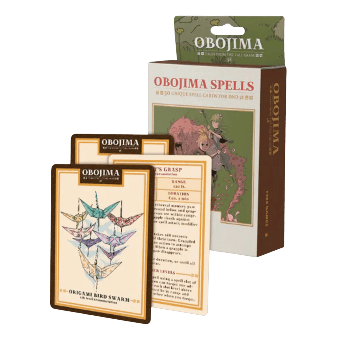Obojima: Tales from the Tall Grass RPG: Spells Deck - Game Nerdz