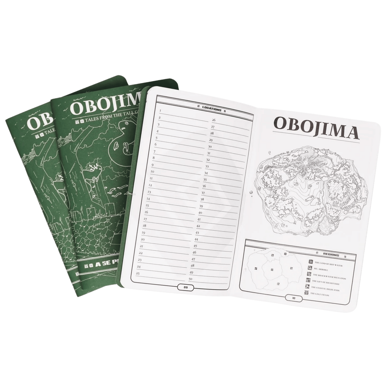 Obojima: Tales from the Tall Grass RPG: Player’s Journals 3-Pack - Game ...