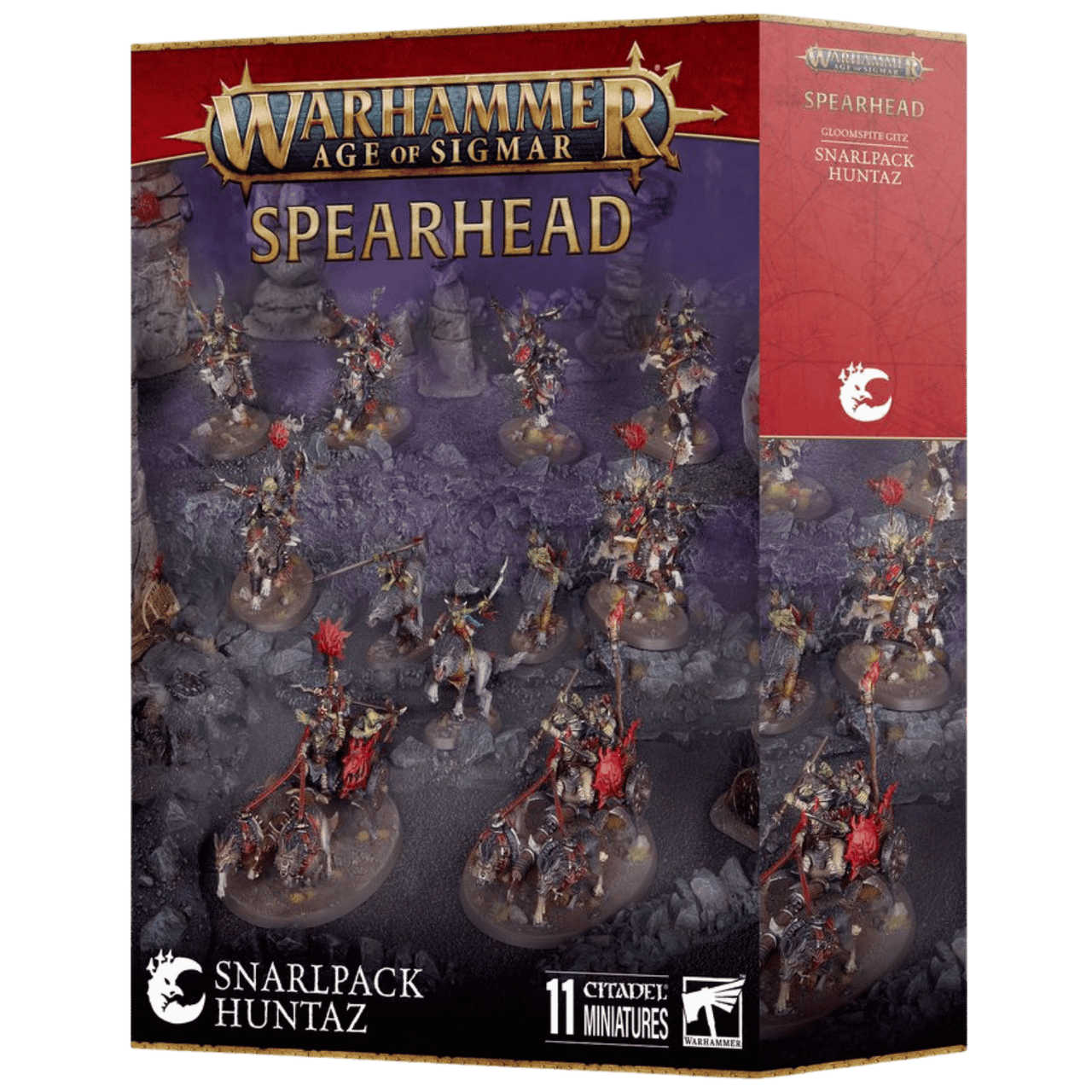 Warhammer Age of Sigmar: Spearhead - Gloomspite Gitz - Snarlpack Huntaz ...