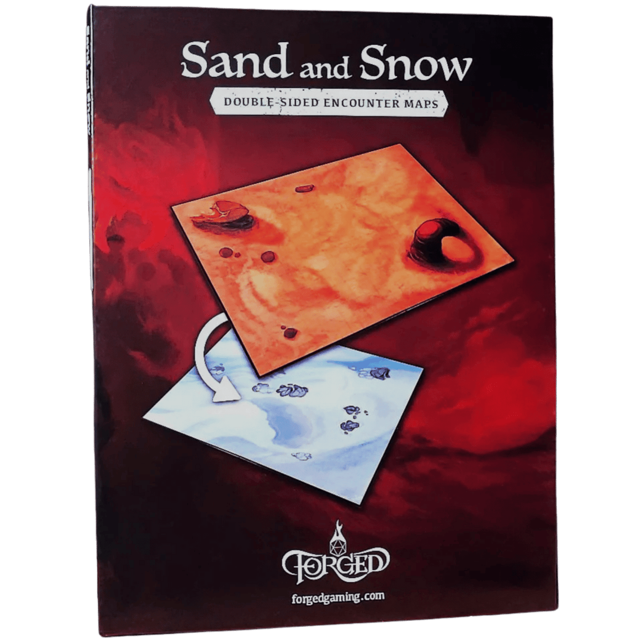 Forged Gaming: Double-Sided Encounter Maps - Sand and Snow - Game Nerdz