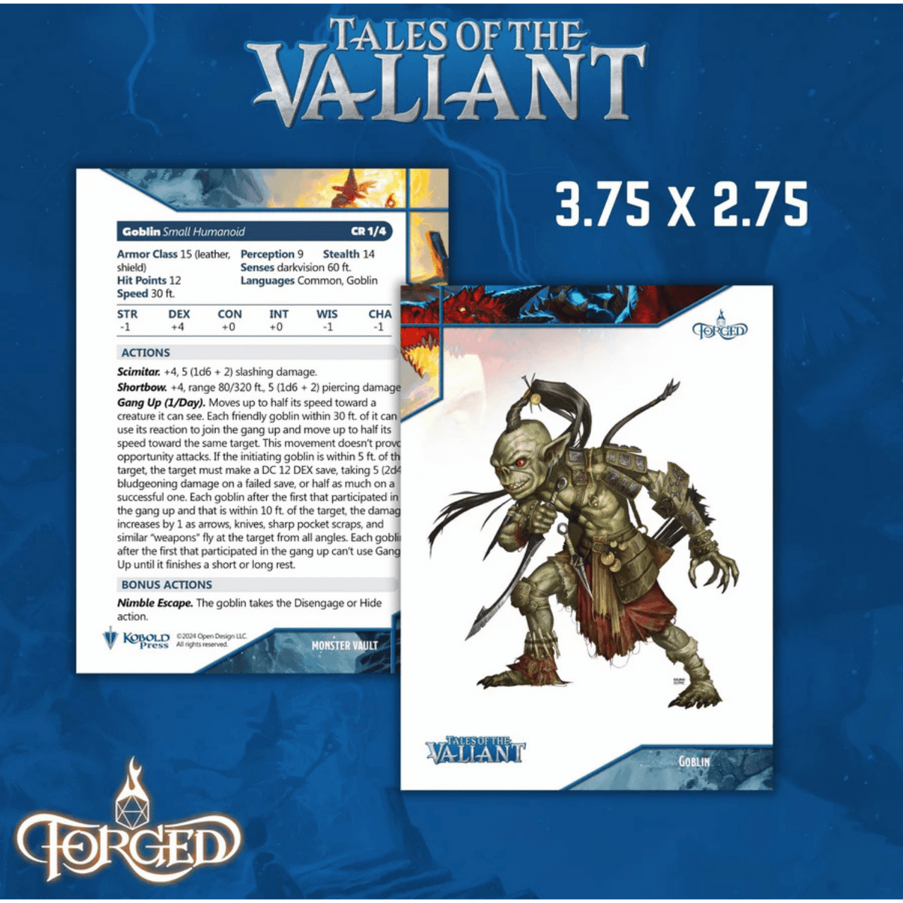 Tales of the Valiant RPG: Monster Vault - Monster Cards - Game Nerdz