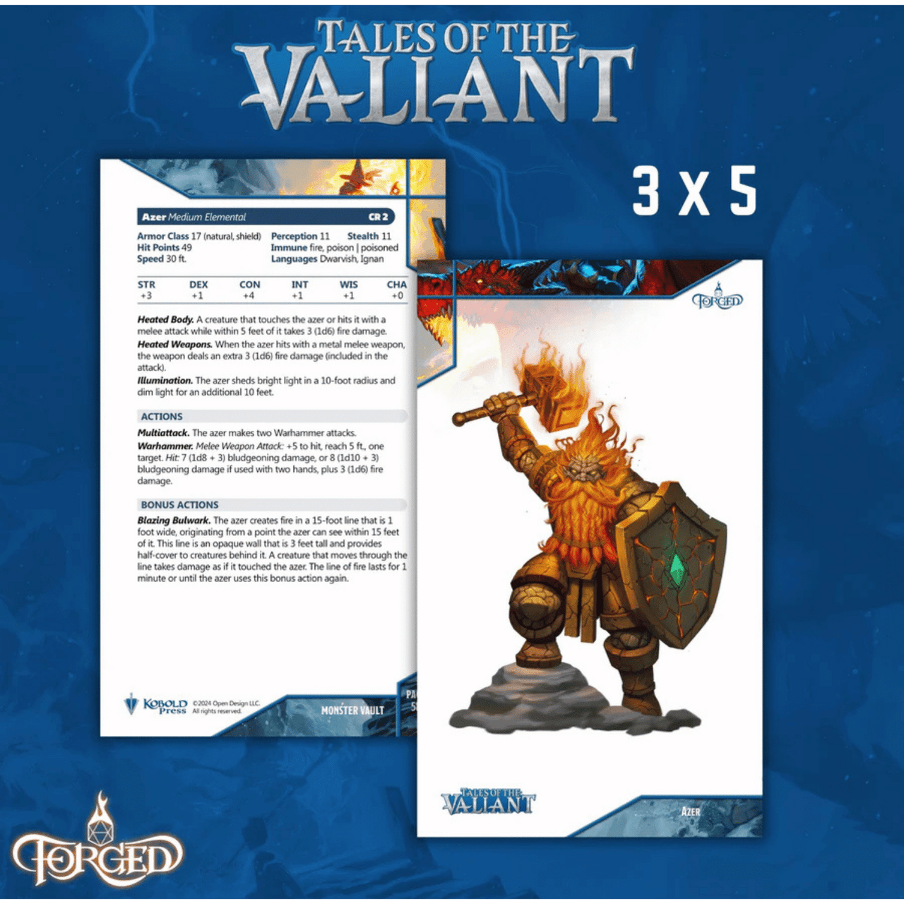 Tales of the Valiant RPG: Monster Vault - Monster Cards - Game Nerdz