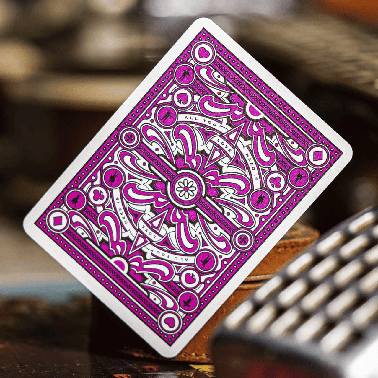 The Beatles Playing Cards (Pink) - Game Nerdz