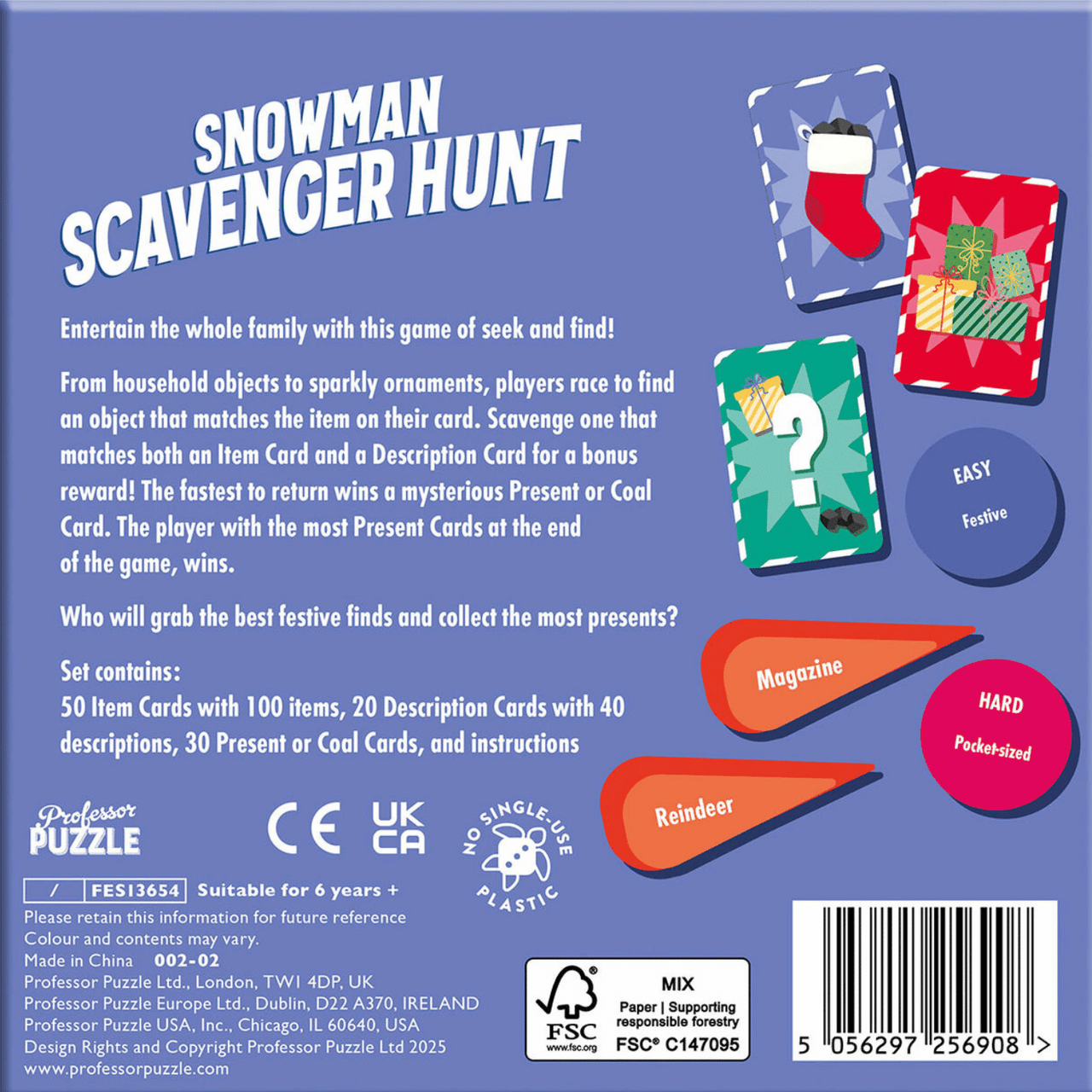 Snowman Scavenger Hunt - Game Nerdz
