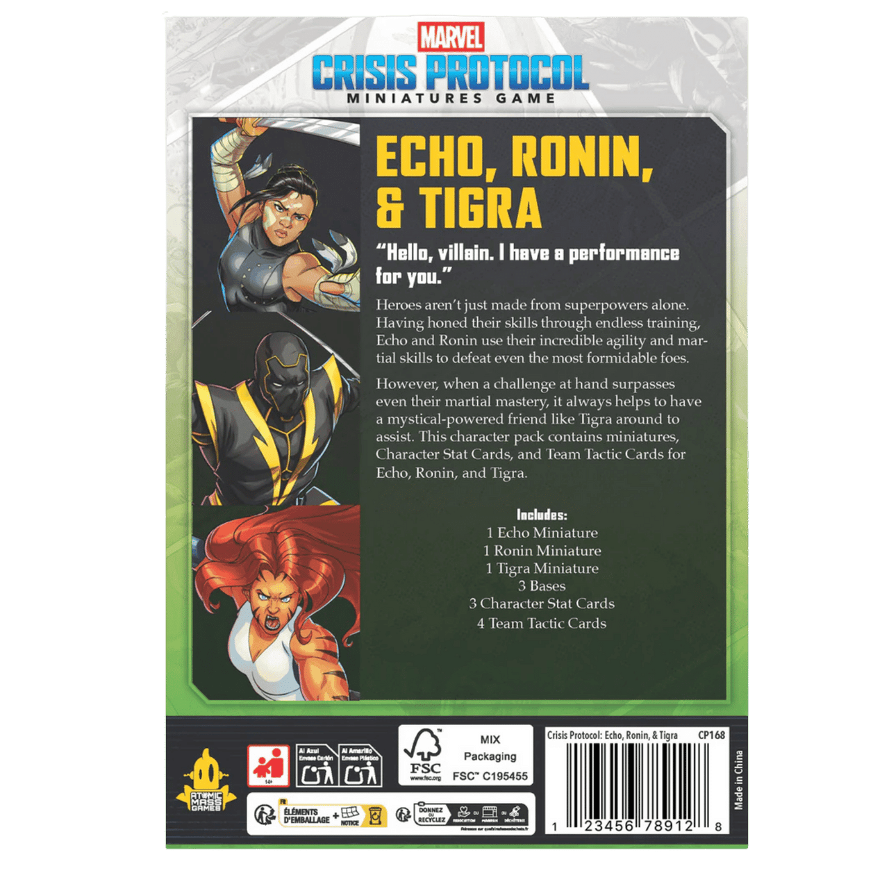 Marvel Crisis Protocol: Echo, Ronin & Tigra - Character Pack - Game Nerdz