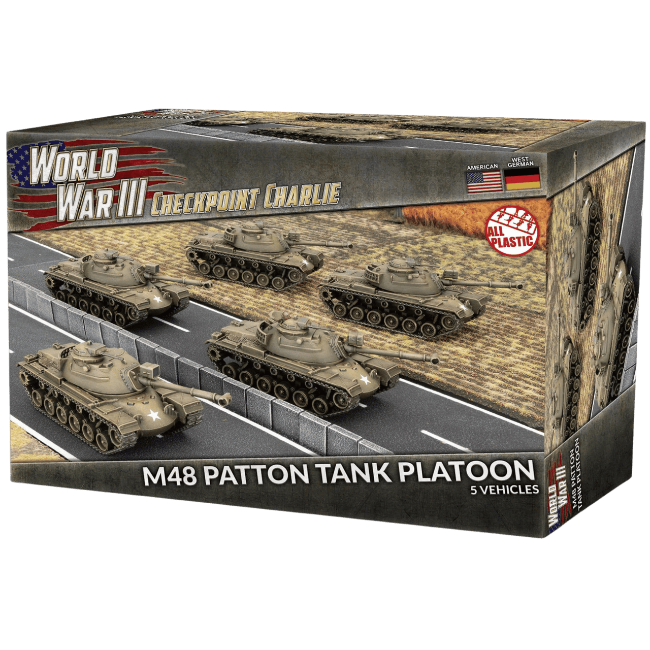 World War III: Checkpoint Charlie - M48 Patton Tank Platoon - Game Nerdz