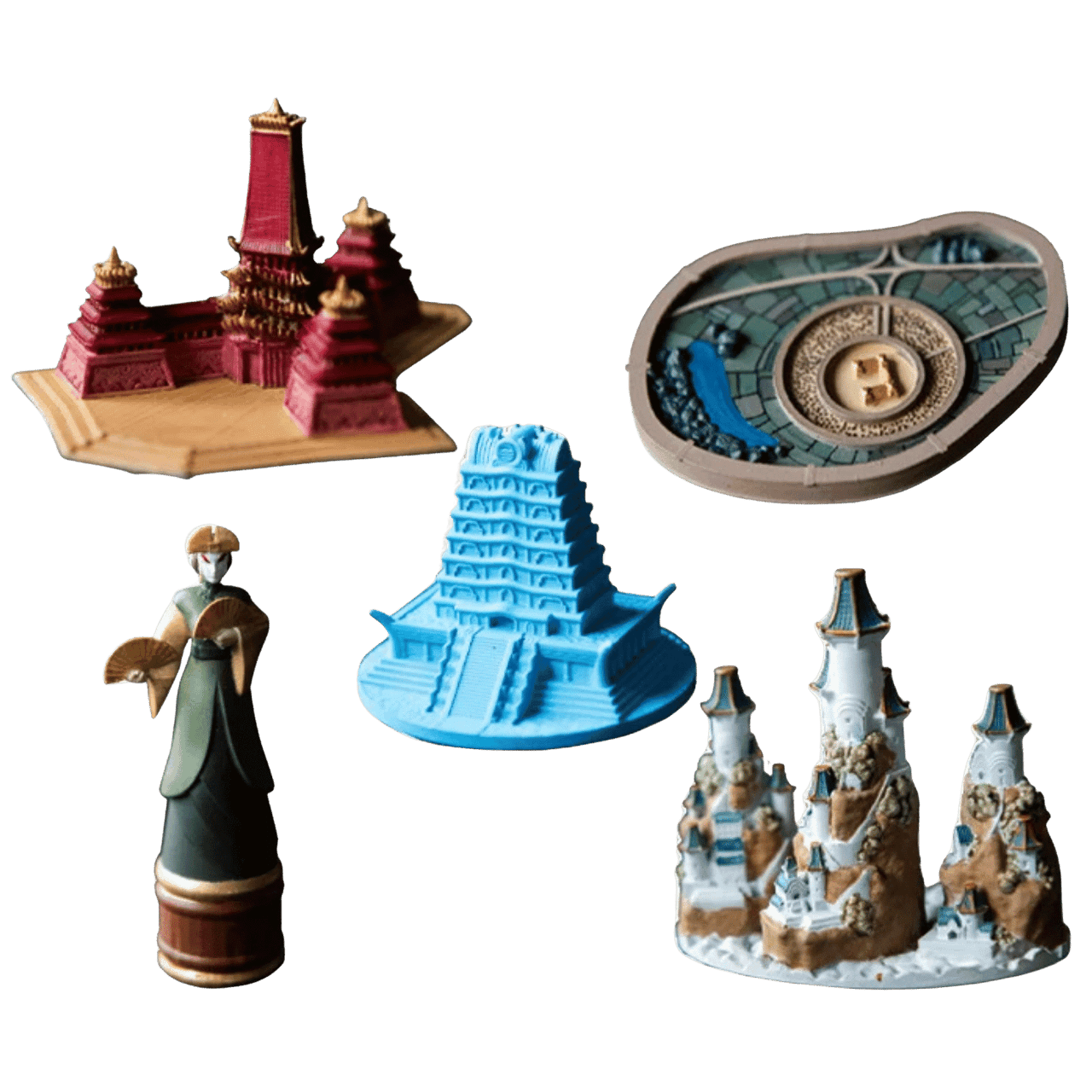 Avatar: Journey of Aang - Iconic Locations Add-On - Painted Miniatures ...