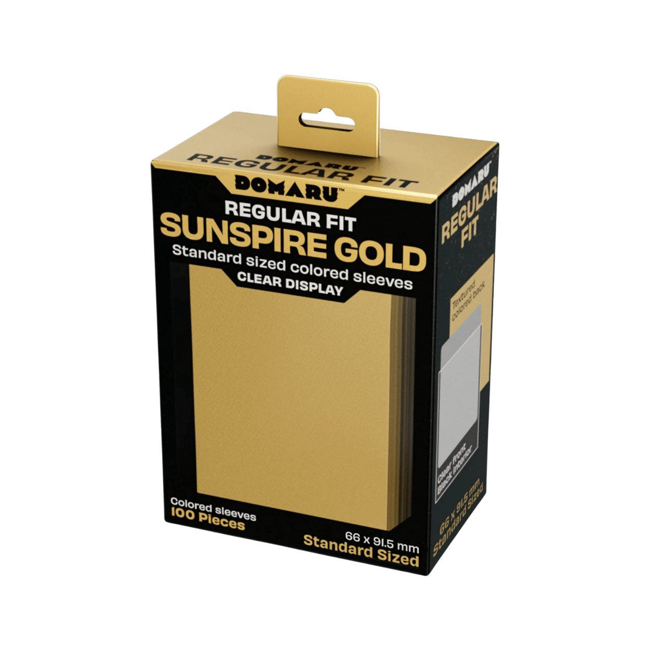 DOMARU Sleeves: Sunspire Gold - Regular Fit Standard Sized (100ct ...