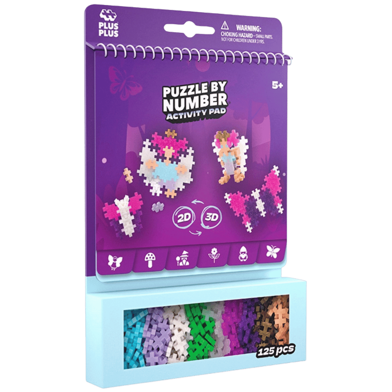 Plus-Plus: Puzzle by Number Activity Pad - Enchanted Forest - Game Nerdz