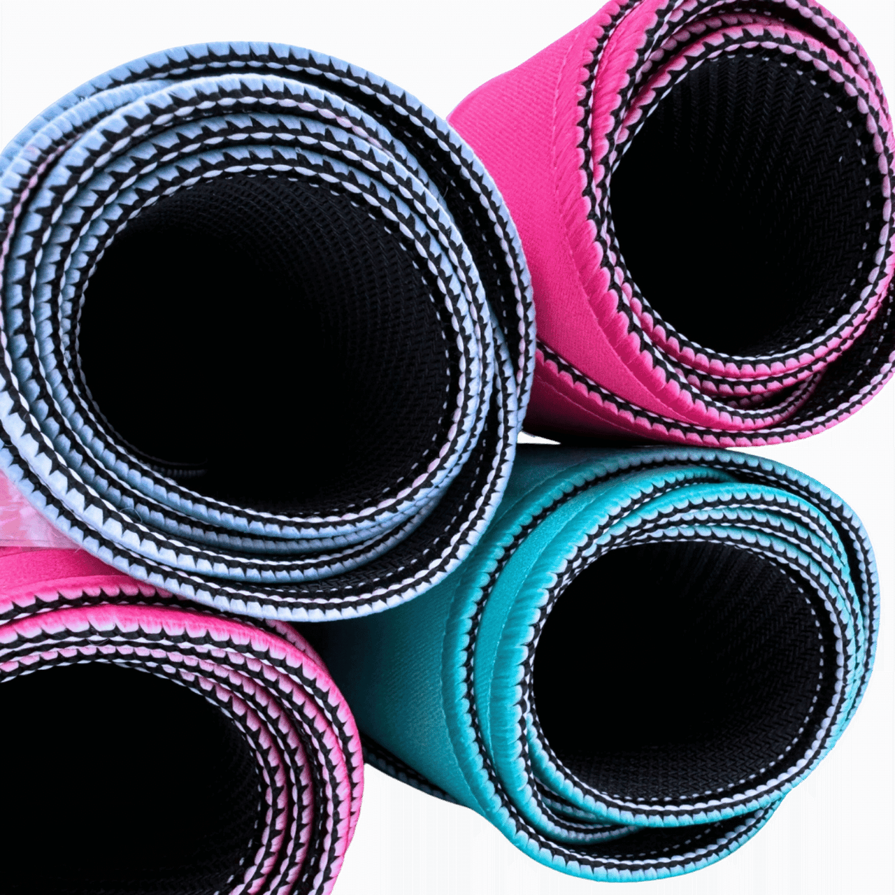 Mini Mahjong Mat: Color Wave - Green Center/Pink Scallop (21x21in ...