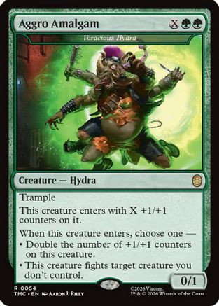 Aggro Amalgam - Voracious Hydra (TMC-054) - Commander: Teenage Mutant ...