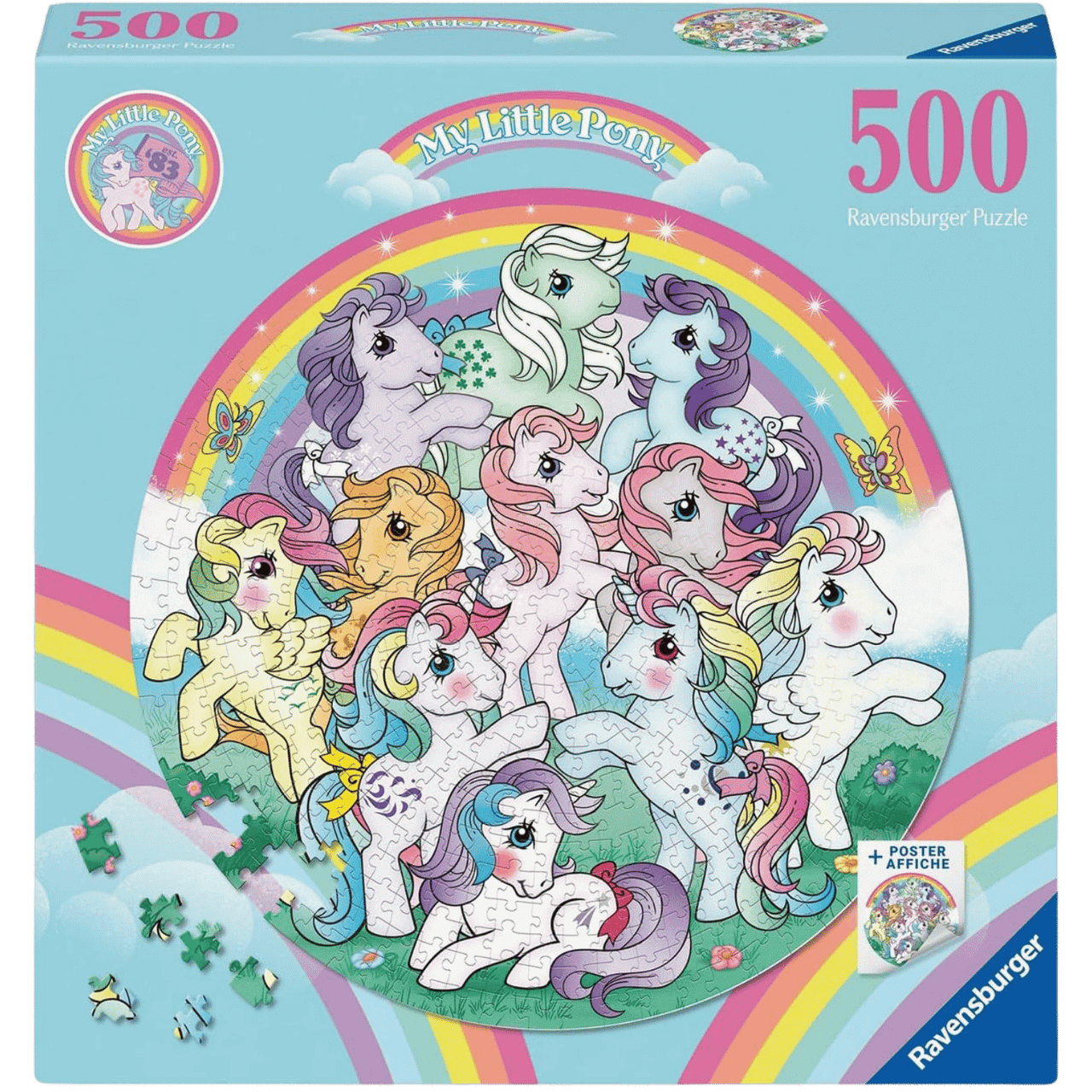 My Little Pony: Round Puzzle (500pcs) - Game Nerdz