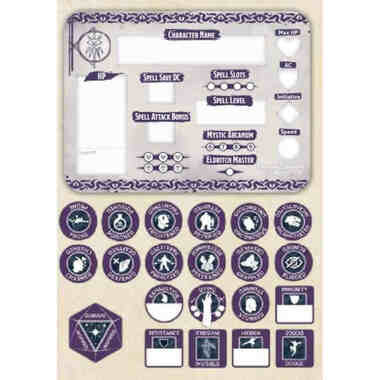 Dungeons & Dragons: Token Set - Warlock - Game Nerdz