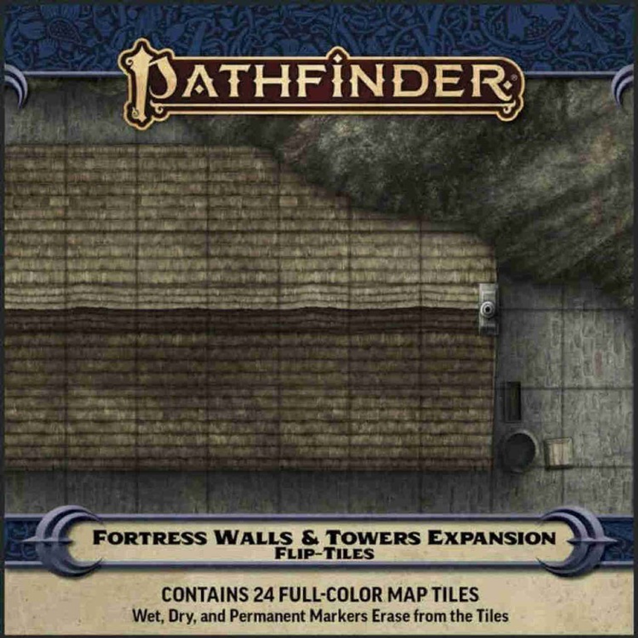 Pathfinder Rpg Flip Tiles Fortress Walls And Towers Expansion Game Nerdz