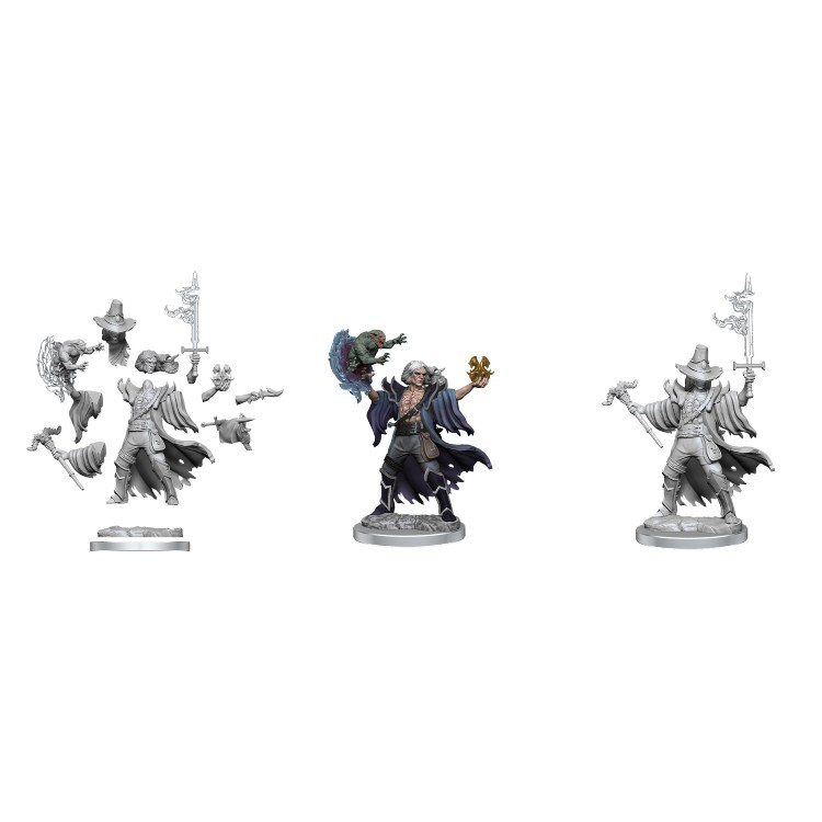 Dungeons & Dragons Miniatures: Frameworks - Male Human Warlock (Wave 1 ...