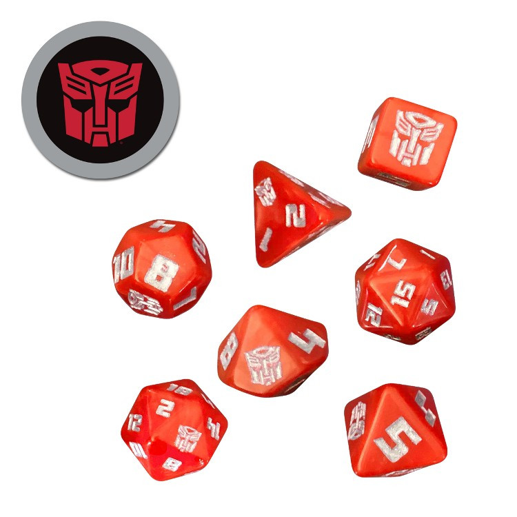 Transformers RPG: Dice Set (8) - Game Nerdz