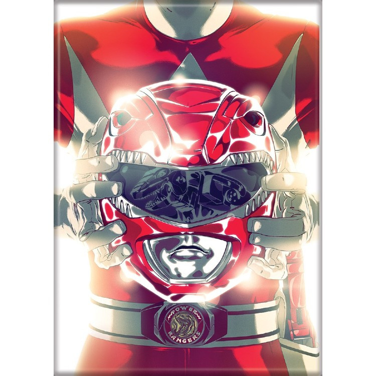 Power Rangers: Red Ranger Magnet - Game Nerdz