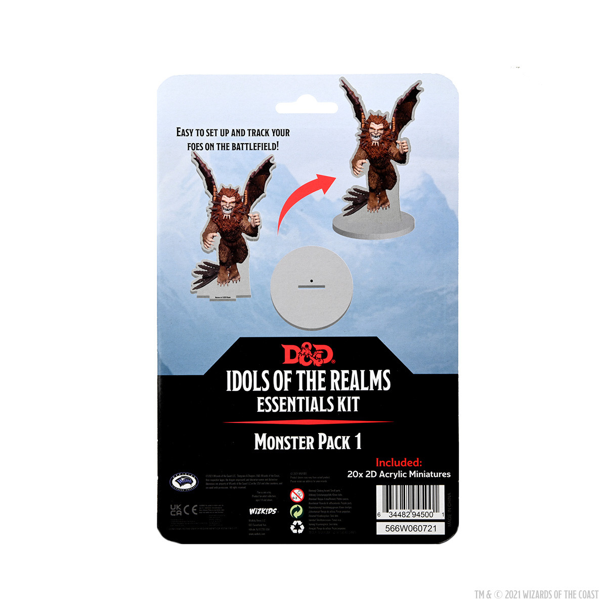 Dungeons & Dragons 2D Miniatures: Idols of the Realms - Essentials Kit ...