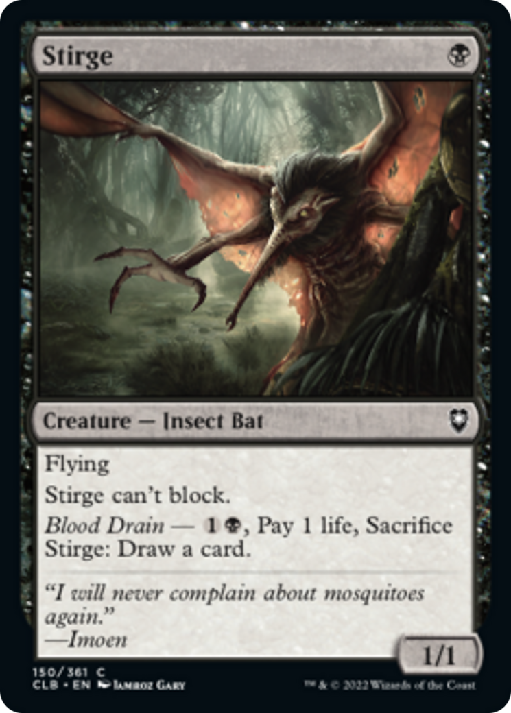 Stirge (CLB-150) - Commander Legends: Battle for Baldur's Gate - Game Nerdz