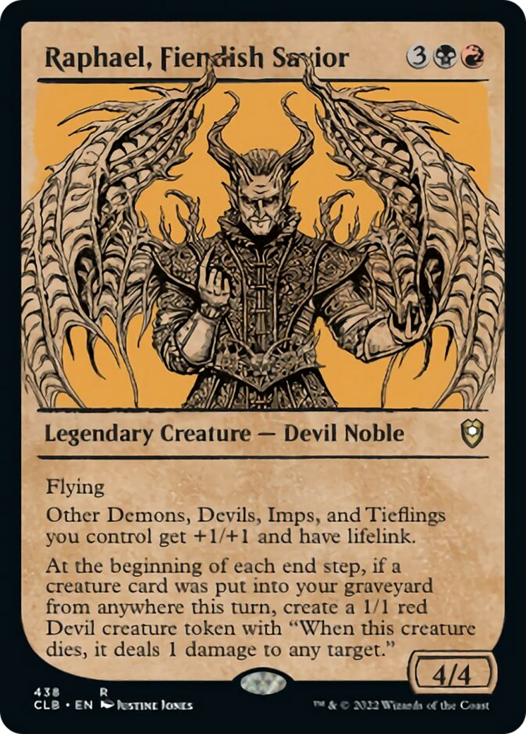 Raphael, Fiendish Savior (CLB-438) - Commander Legends: Battle for ...