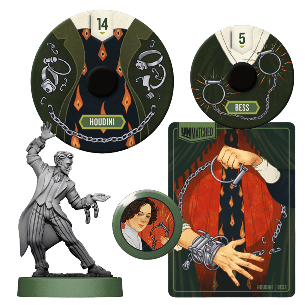Unmatched: Houdini vs. The Genie - Game Nerdz