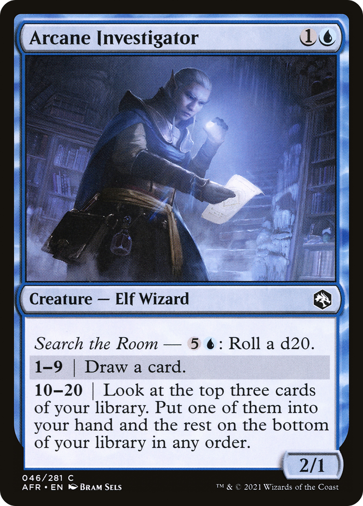 Arcane Investigator (AFR-046) - Adventures in the Forgotten Realms Foil ...