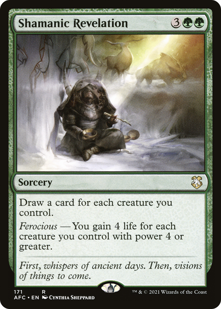Shamanic Revelation (AFC-171) - Forgotten Realms Commander - Game Nerdz