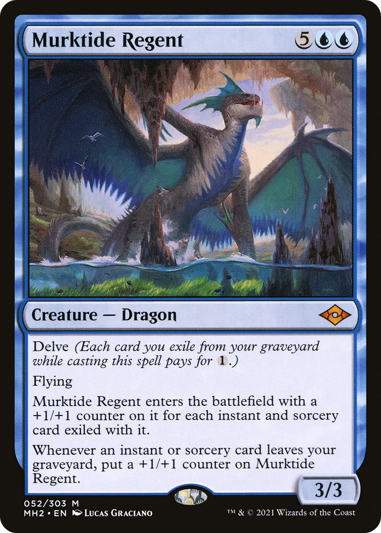 Murktide Regent (MH2-052) - Modern Horizons 2 Foil - Game Nerdz