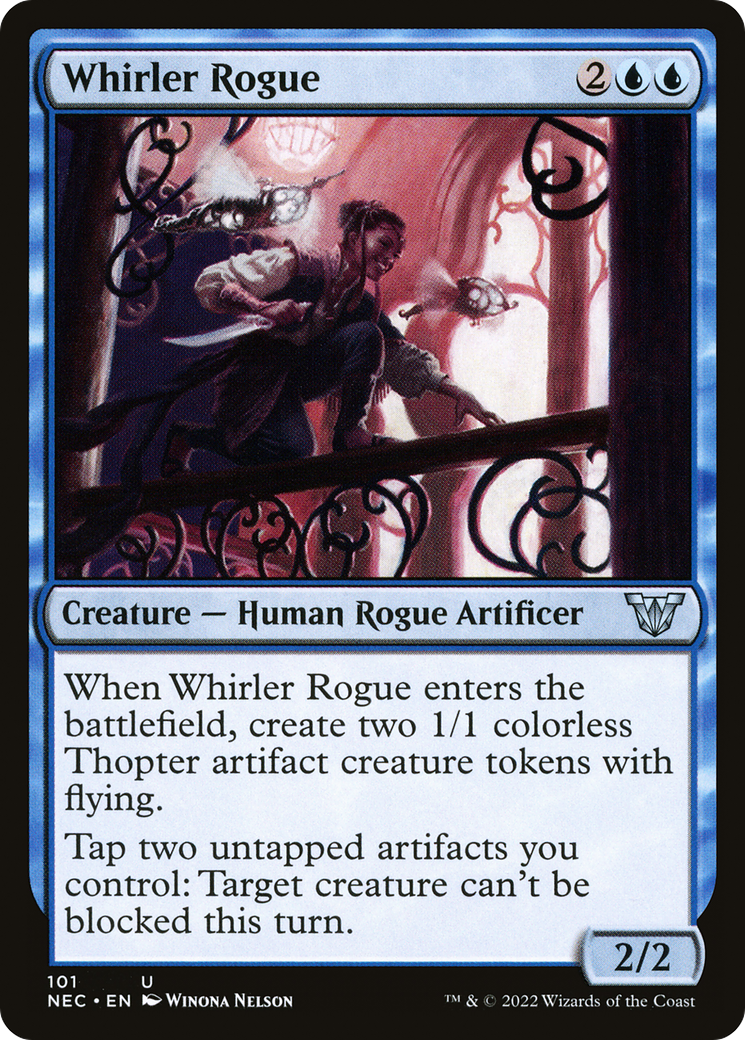 Whirler Rogue (NEC-101) - Neon Dynasty Commander - Game Nerdz