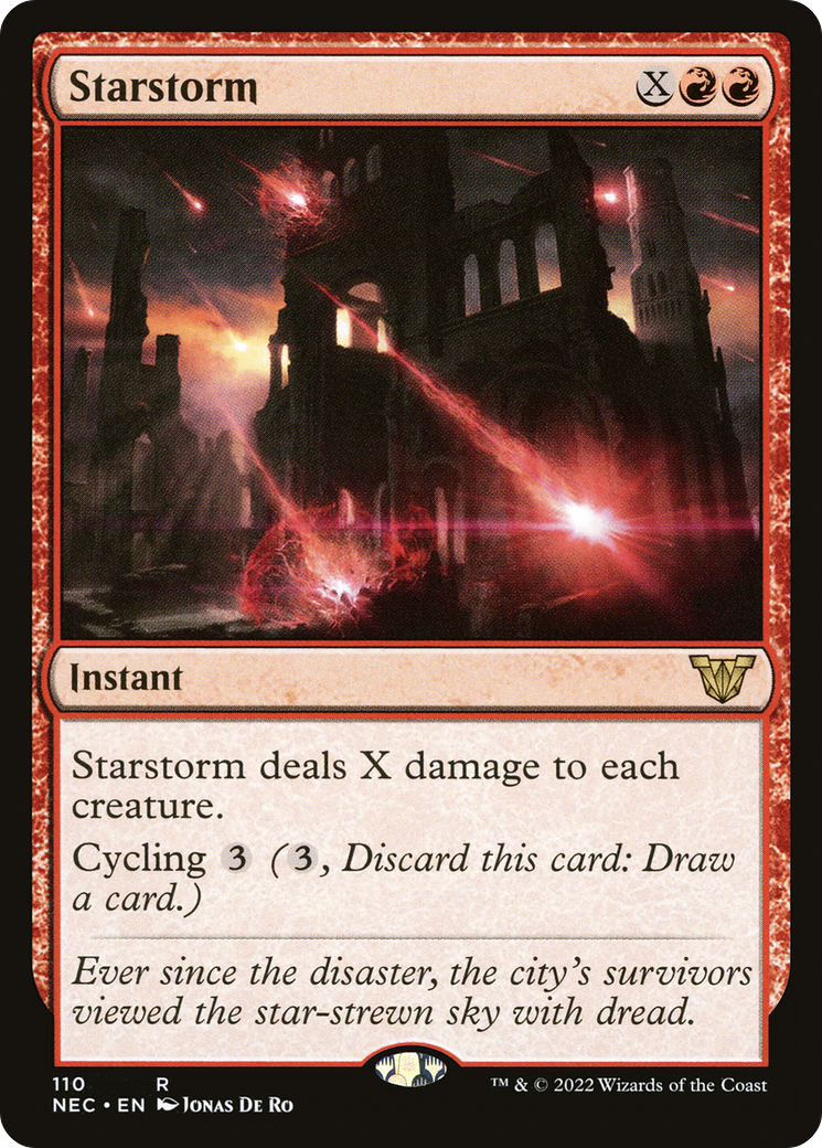Starstorm (NEC-110) - Neon Dynasty Commander - Game Nerdz