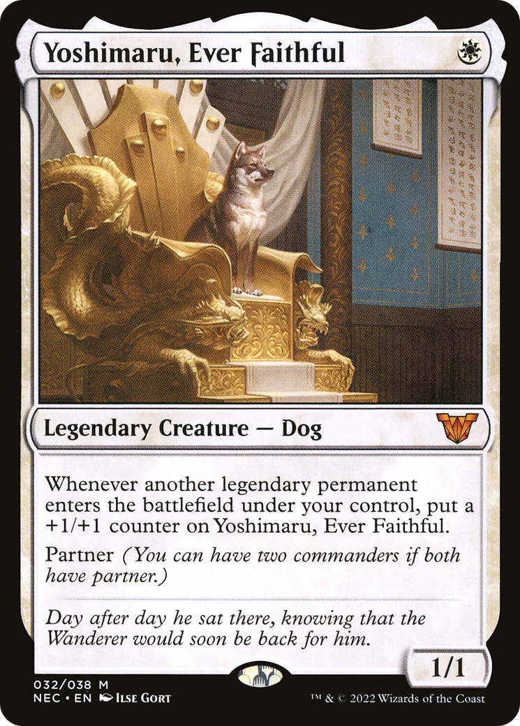 Yoshimaru, Ever Faithful (NEC-032) - Neon Dynasty Commander Foil - Game ...