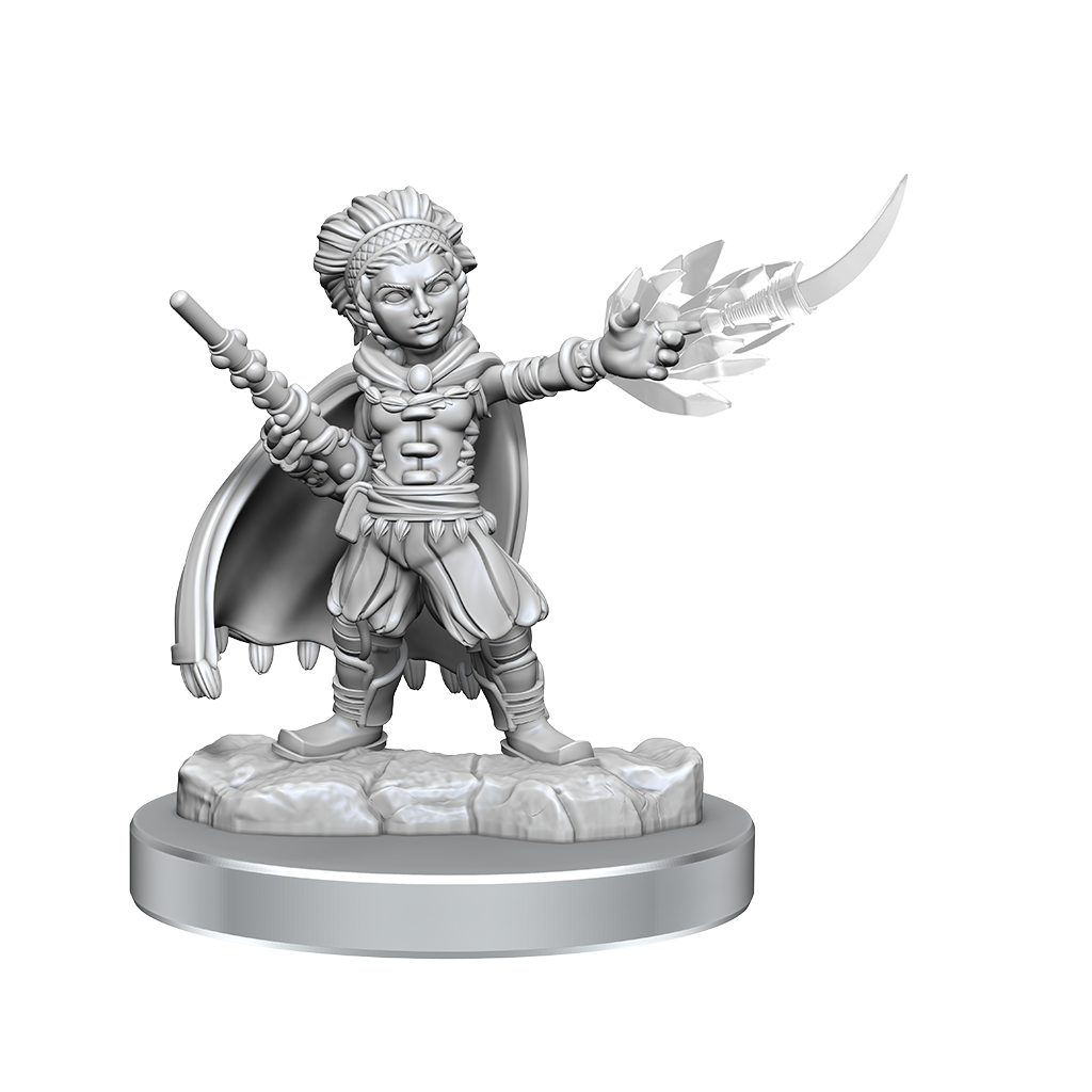 Dungeons & Dragons Nolzur's Marvelous Unpainted Miniatures: Halfling ...