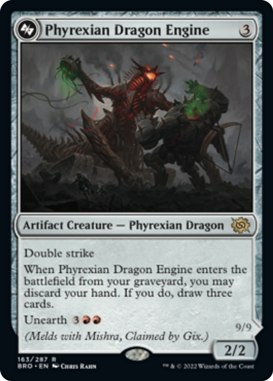 Phyrexian Dragon Engine (BRO-163A) - The Brothers' War Foil - Game Nerdz Phyrexian Dragon Engine (BRO-163A) - The Brothers' War Foil - Game Nerdz