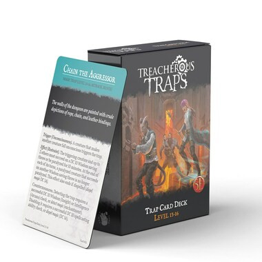 Treacherous Traps RPG (5E): Trap Card Deck - Level 13-16 (Ding & Dent ...