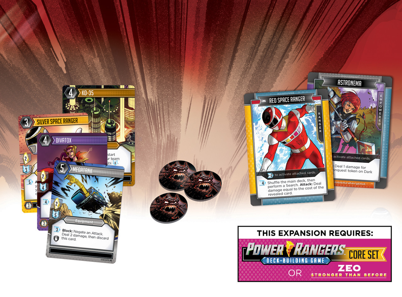 Power Rangers Deck Building Game Flying Higher Expansion Game Nerdz