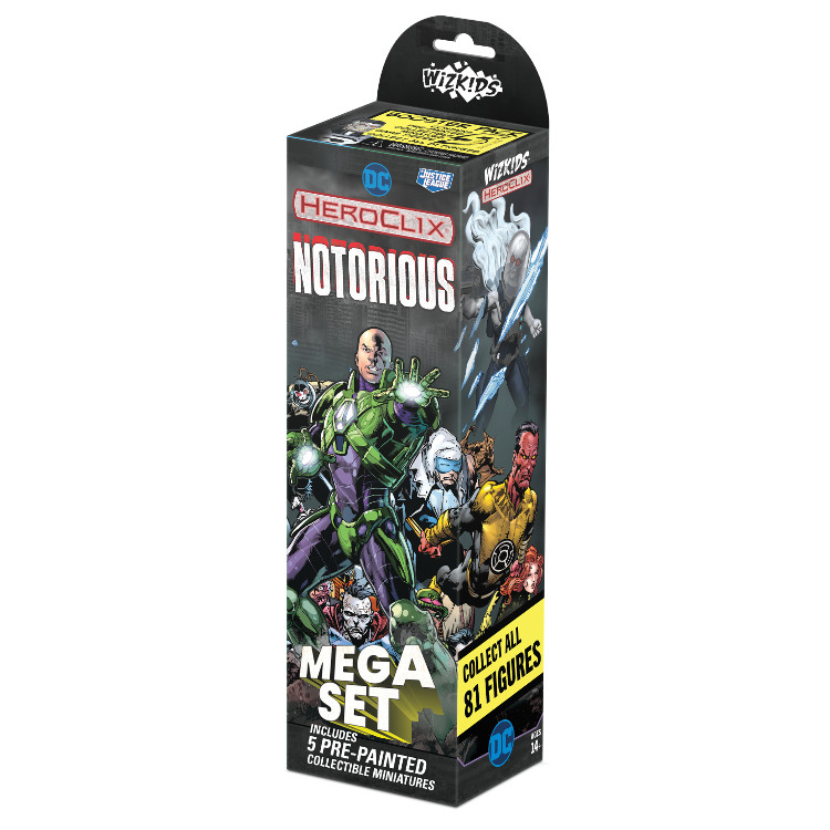 DC HeroClix: Notorious Booster Pack - Game Nerdz