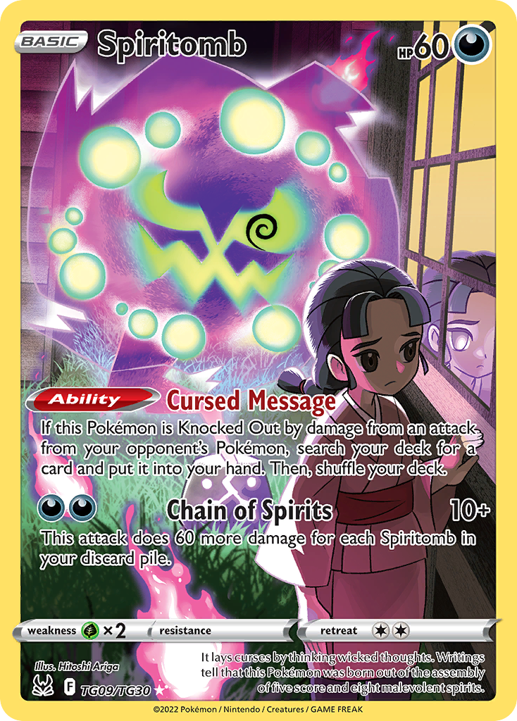 Spiritomb TG09/30 - Lost Origin Trainer Gallery Holofoil - Game Nerdz