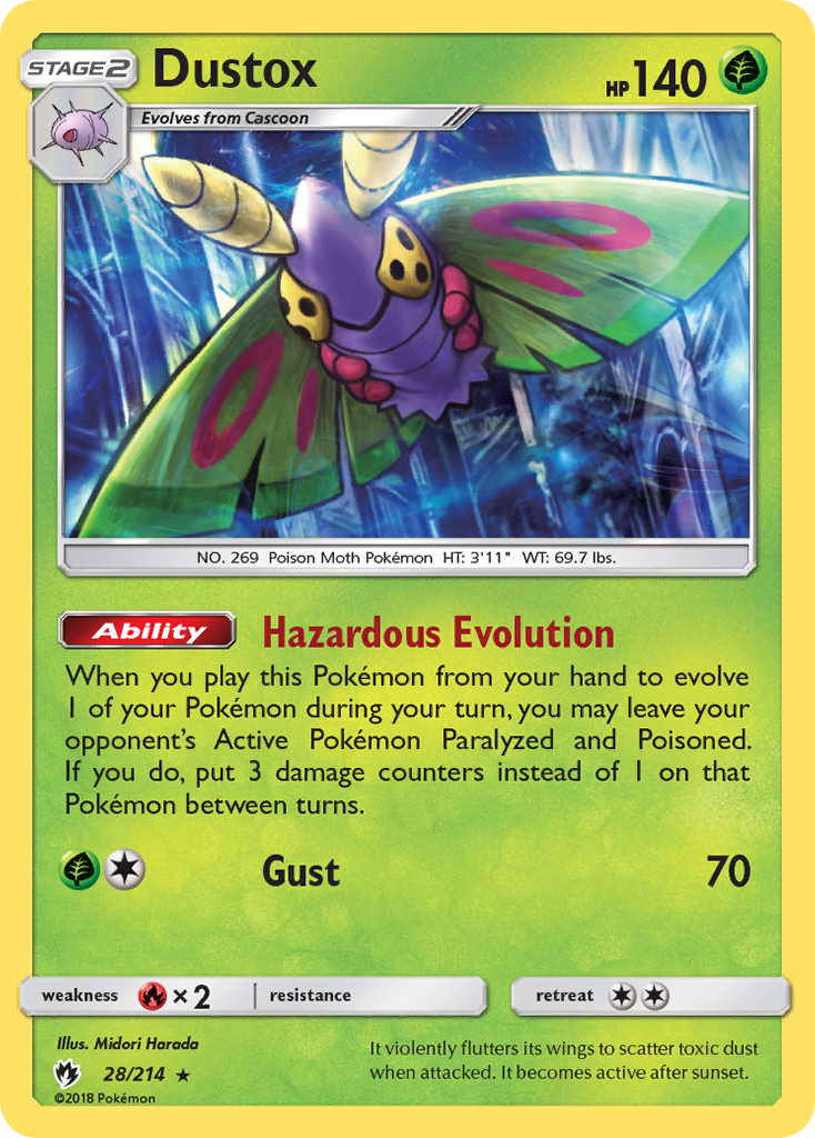 Dustox 28/214 - Lost Thunder - Game Nerdz
