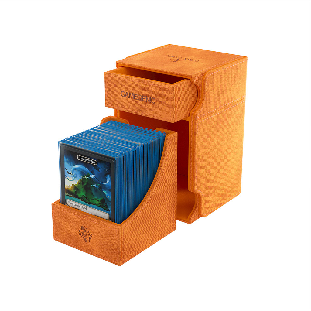 Gamegenic Deck Box: Watchtower 100+ XL Convertible (Orange) - Game Nerdz