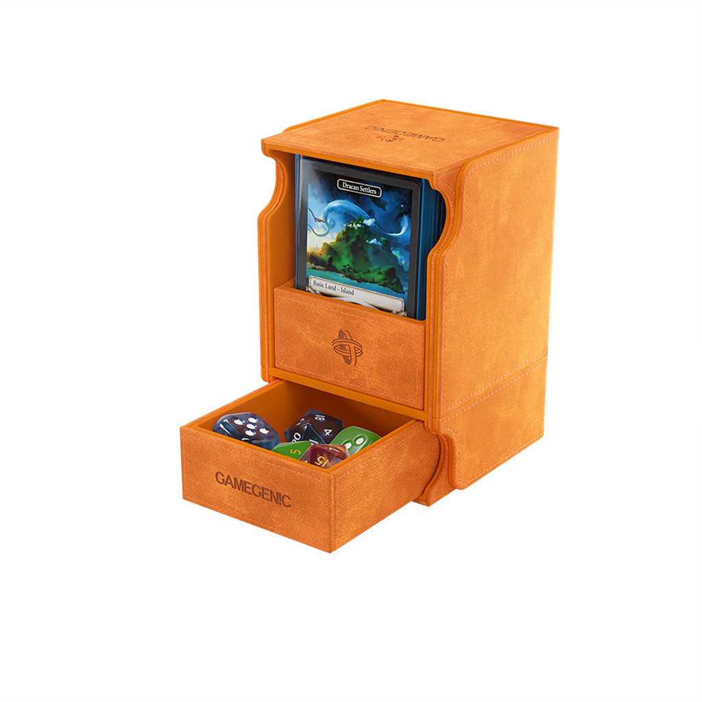 Gamegenic Deck Box: Watchtower 100+ XL Convertible (Orange) - Game Nerdz