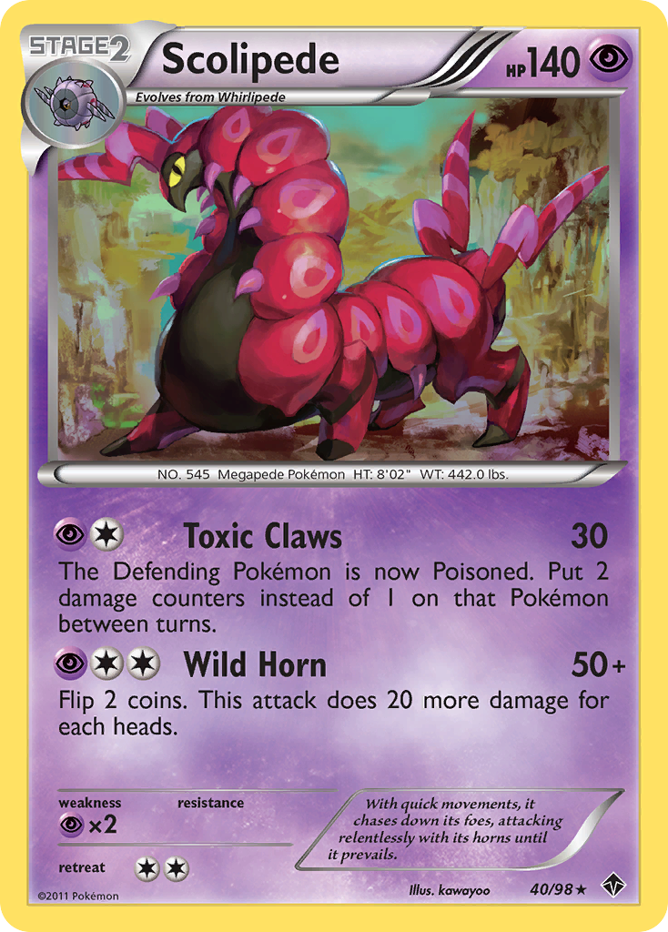 Scolipede 40/98 - Emerging Powers - Game Nerdz