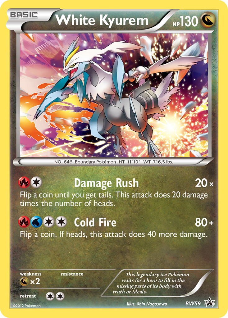 White Kyurem BW59/101 - BW Black Star Promos Holofoil - Game Nerdz