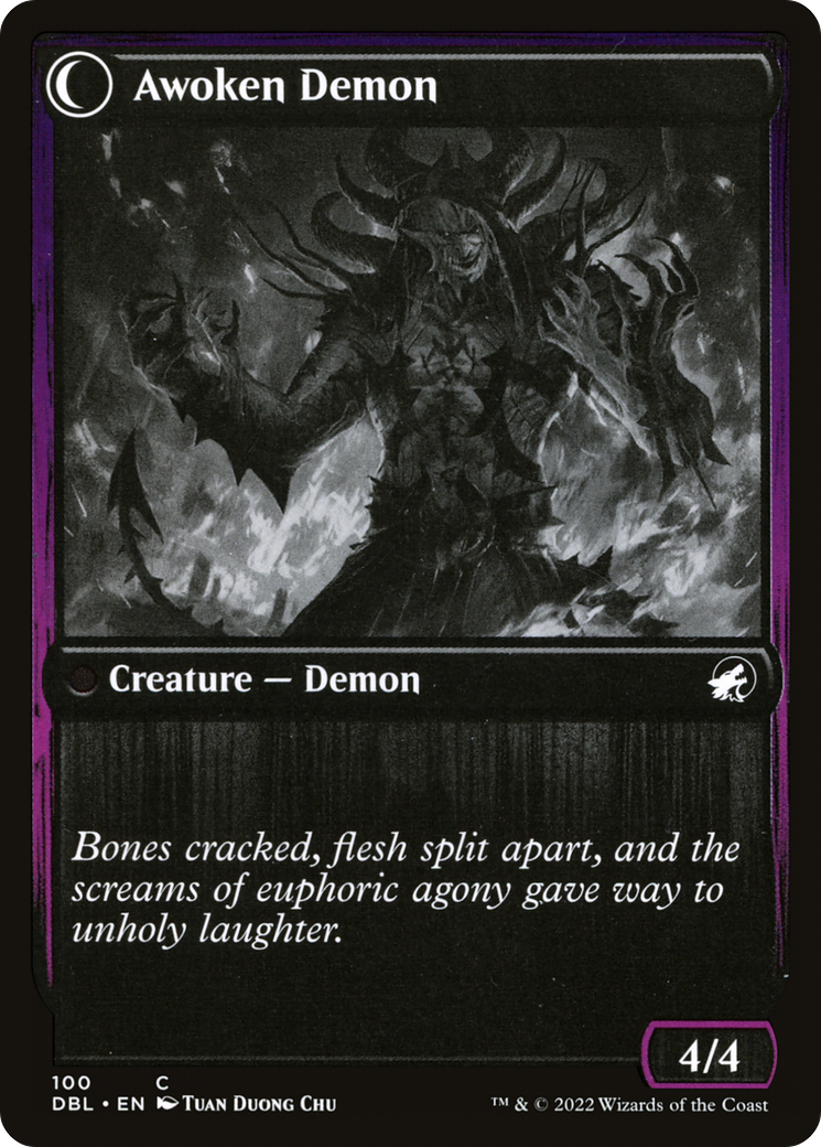 Ecstatic Awakener // Awoken Demon (DBL-100) - Innistrad: Double Feature ...