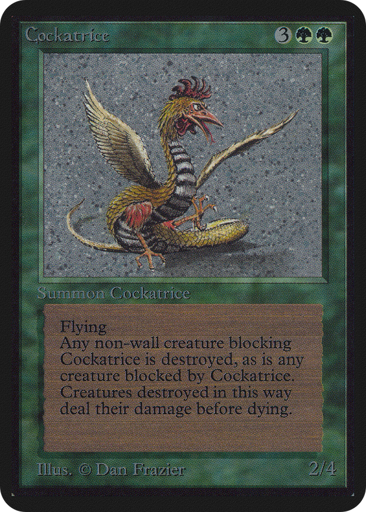 Cockatrice (LEA-189) - Limited Edition Alpha - Game Nerdz