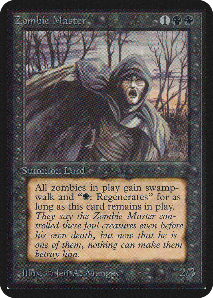 Zombie Master (LEA-137) - Limited Edition Alpha - Game Nerdz