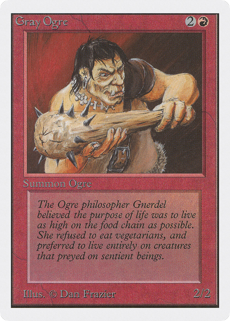 Gray Ogre (2ED-157) - Unlimited Edition - Game Nerdz