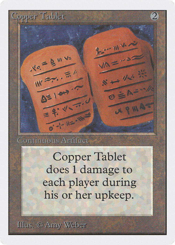 Copper Tablet (2ED-239) - Unlimited Edition - Game Nerdz