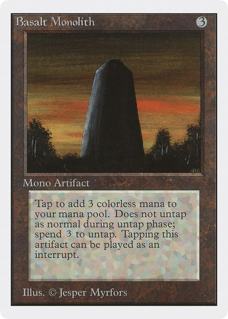 Basalt Monolith (2ED-232) - Unlimited Edition - Game Nerdz